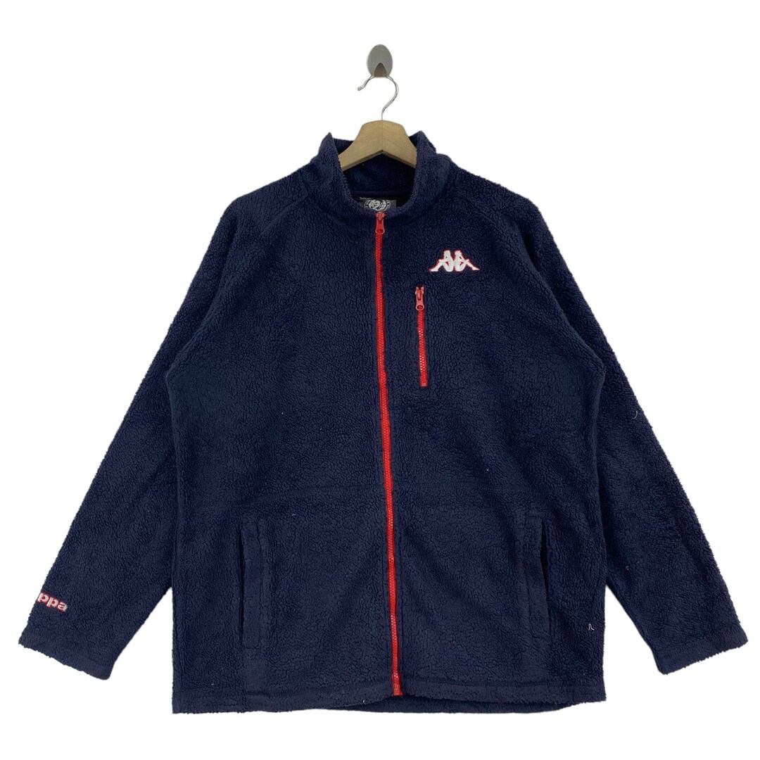 SUNTORY COFFEE Boss Drinks X KAPPA Retro Sherpa Embroidered Brand Light ...