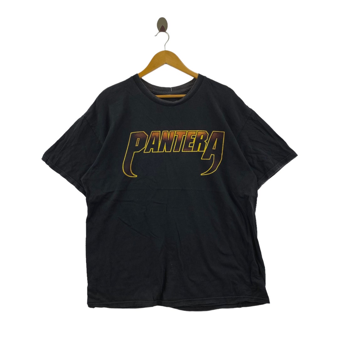 Vintage PANTERA Print Rock Band Black Short Sleeve Shirt - Etsy