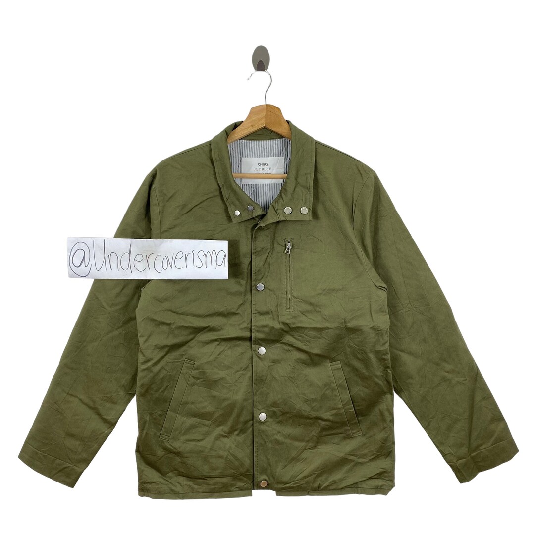 SHIPS Jet Blue X VENTILE GEAR Multi Pocket Plain Green Coat - Etsy UK