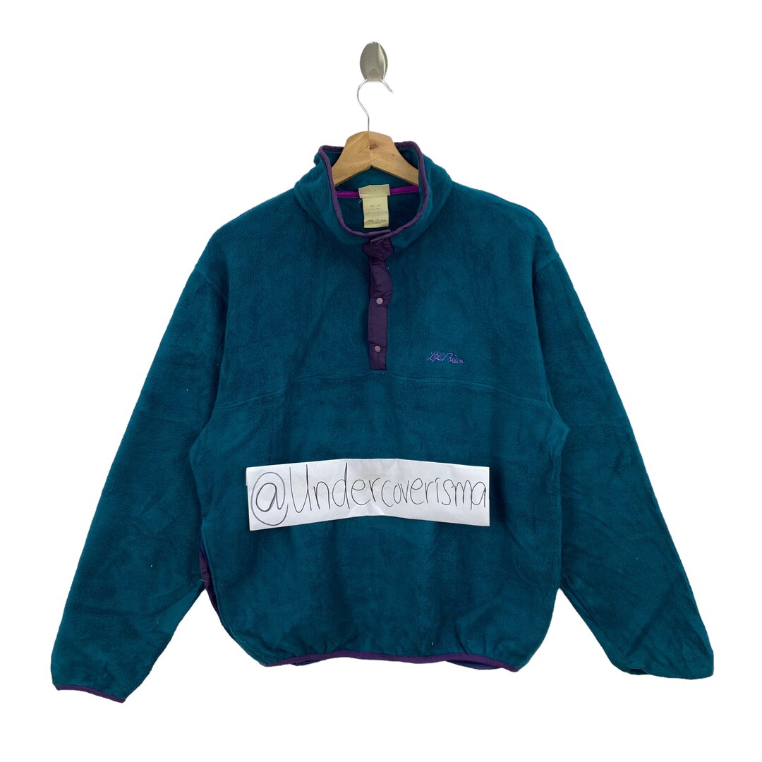 Vintage L.L BEAN Retro Sherpa Snap Button Bomber Jacket - Etsy