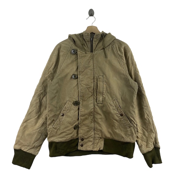 JOHNBULL KOJIMA JAPAN Brand Multi Pockets Hooded Brow… - Gem