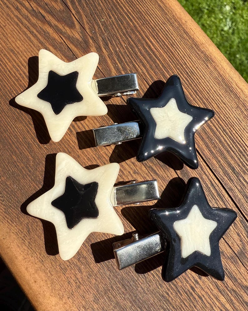 Star Hair Clip - Etsy
