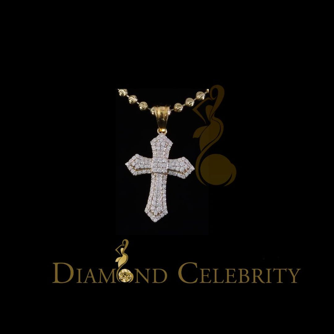 Diamond Celebrity's New Pantone 925 Yellow Sterling Silver 1.00ct VVS D ...