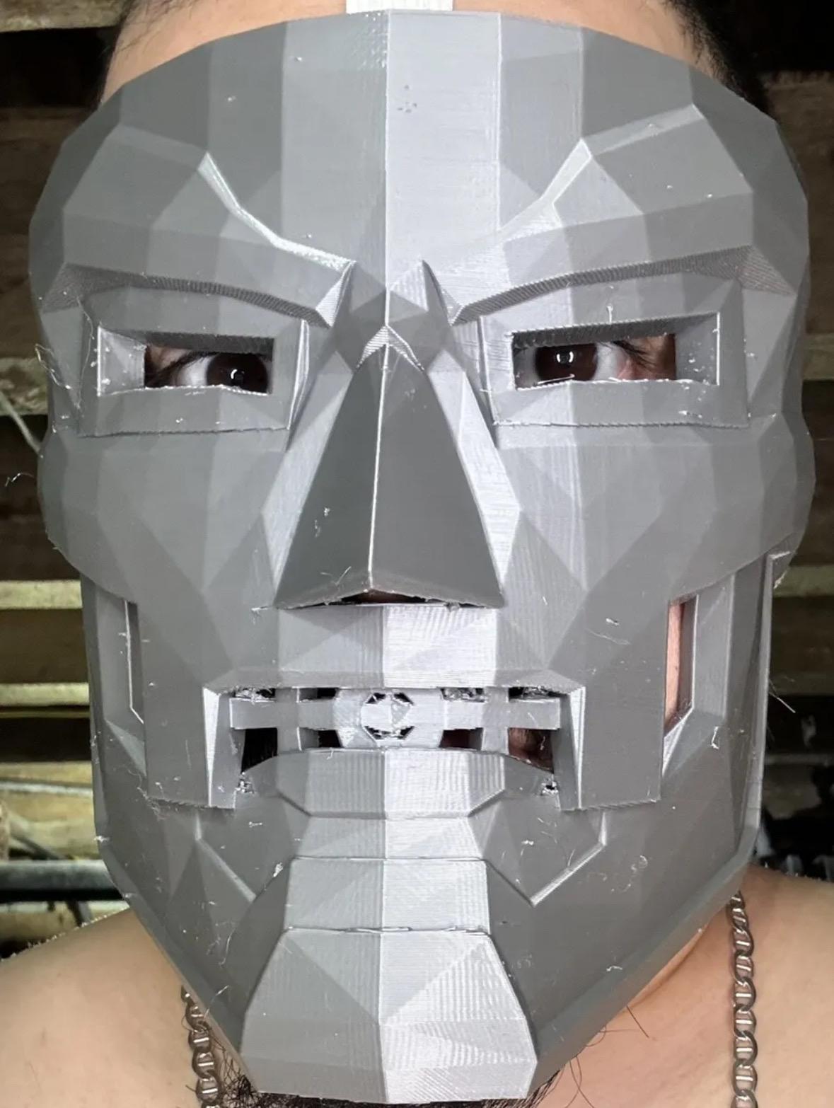Dr. Doom Mask 3D Printed Halloween Mask - Etsy
