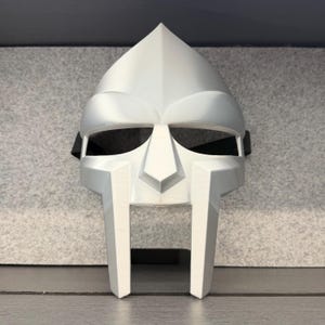 MF DOOM Mask Replica 3D Printed for True Metal Face Fans Cosplay ...