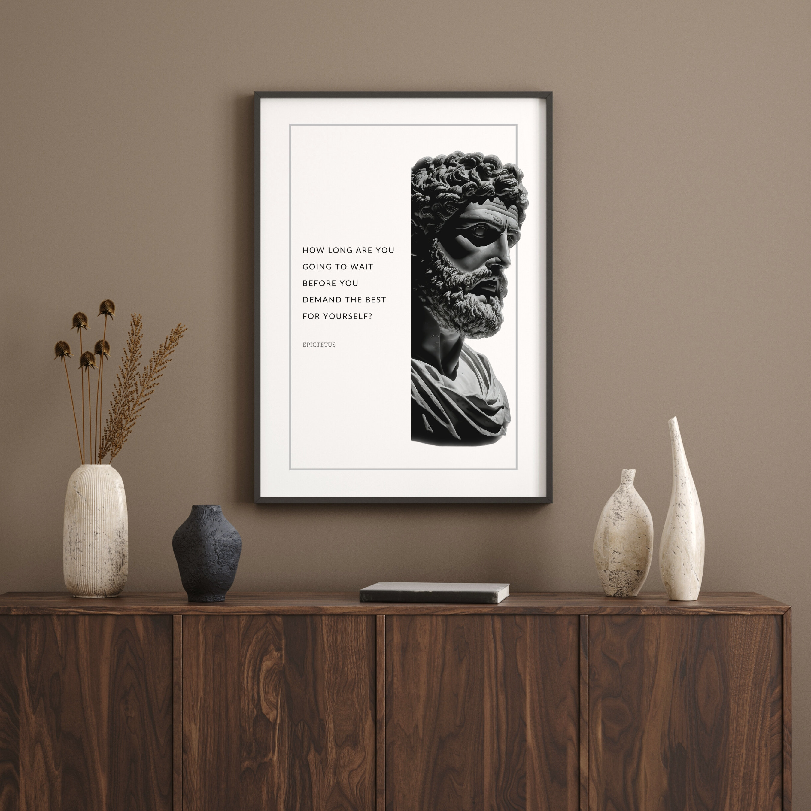 Epictetus V, Stoicism Poster, Gift for Stoics, Philosophy Student Gift ...