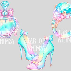 Watercolour Pastel Rainbow Princess Clipart Kawaii Anime Girl PNG ...