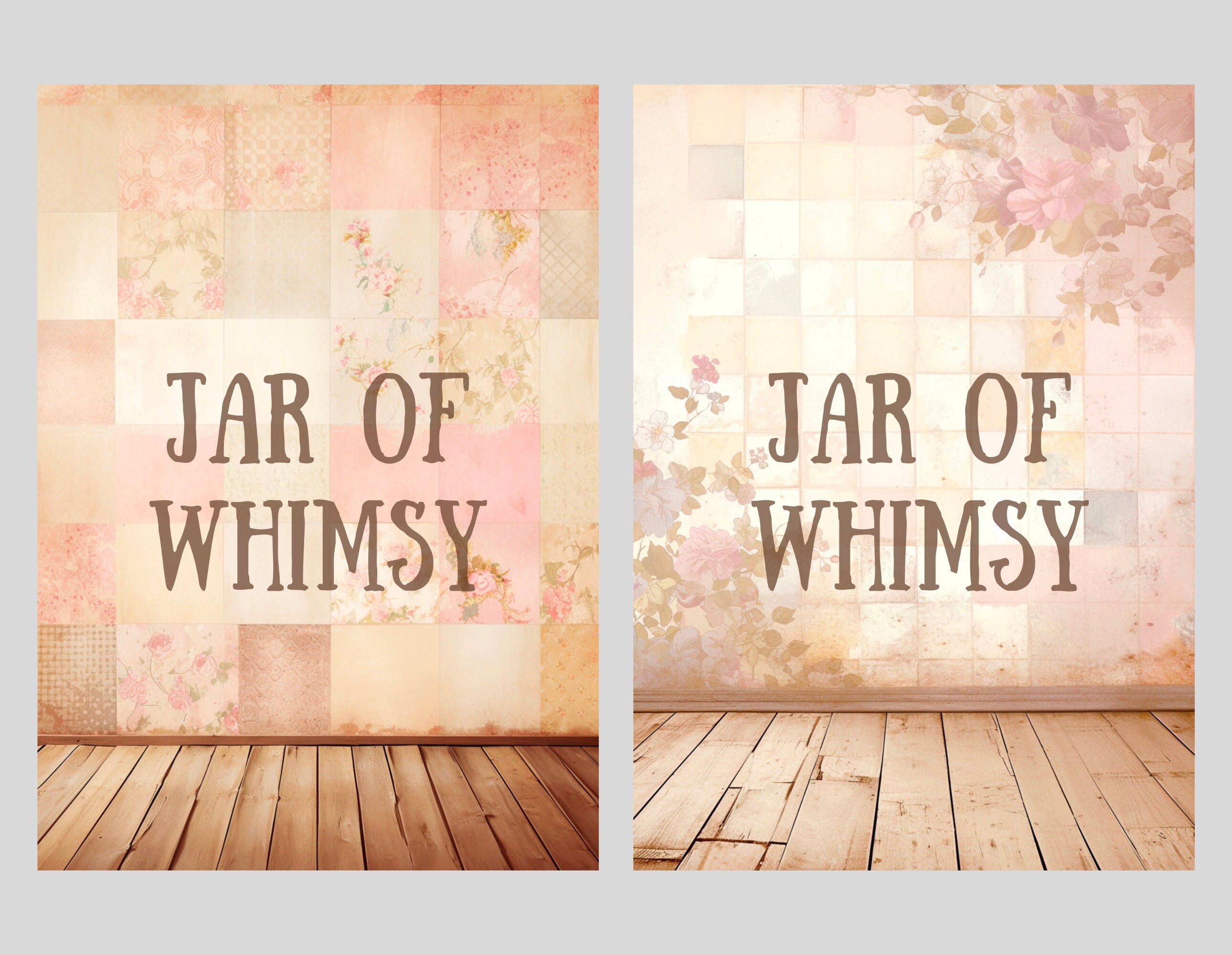 Watercolour Vintage Room Background Clipart Pastel Empty Room JPG ...