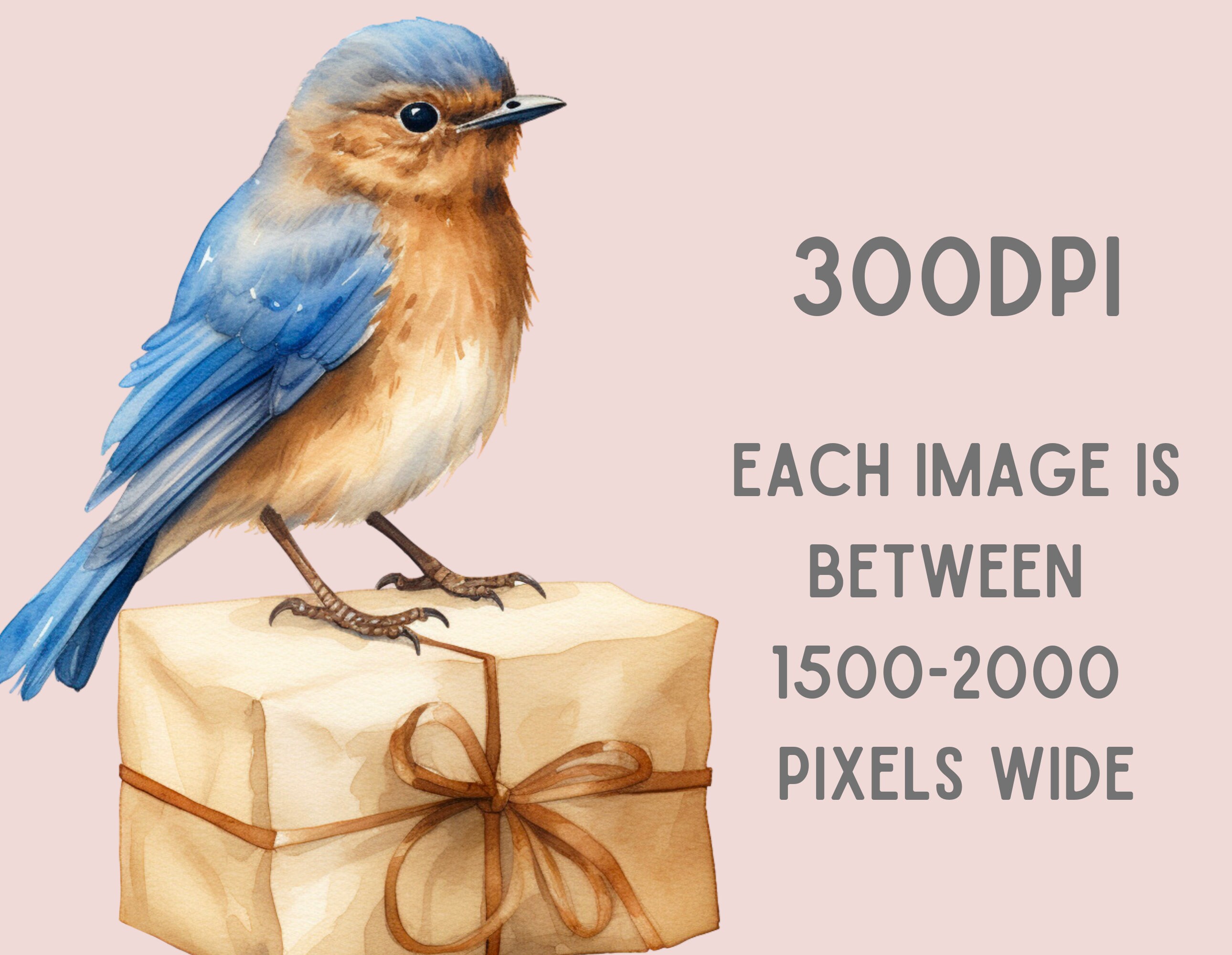 Watercolour Vintage Mail Clipart Post Office Happy Mail PNG Digital ...