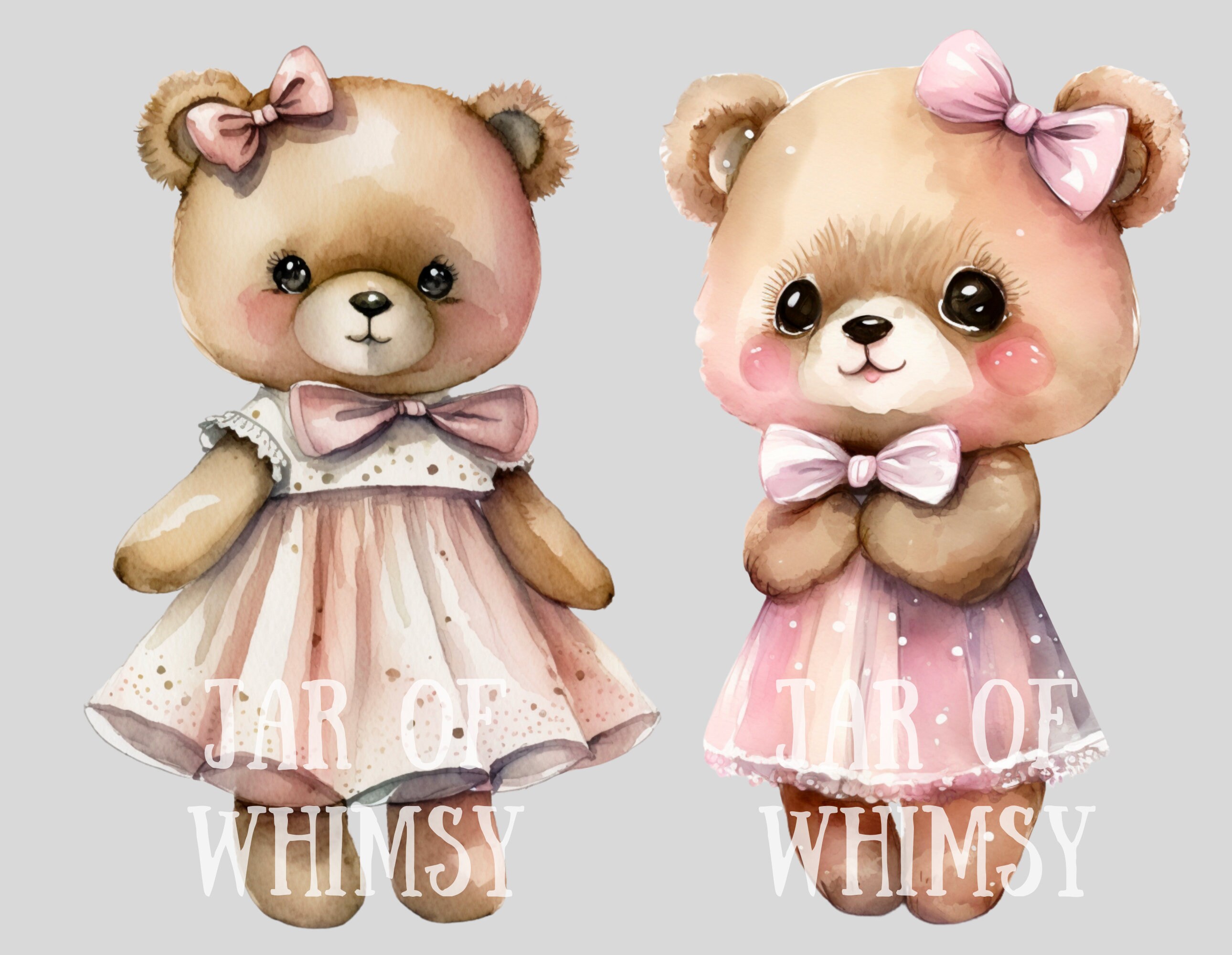 Teddy Bear Tea Clipart