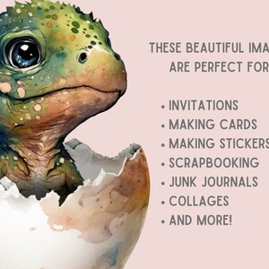 Watercolour Baby Dinosaur Eggs Clipart - Trex Egg PNG Digital Image ...