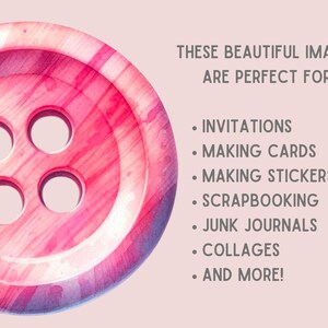 Watercolour Button Clipart Round Colourful Button PNG Digital Image ...