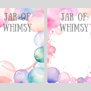 Watercolour Bubble Frame Background Clipart Bubble Party JPG Digital ...