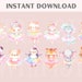 Watercolour Kawaii Ballerina Clipart Cute Chibi Ballet Girl PNG Digital ...