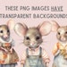 Watercolour Vintage Farm Mice Clipart Farm Mouse PNG Digital Image ...