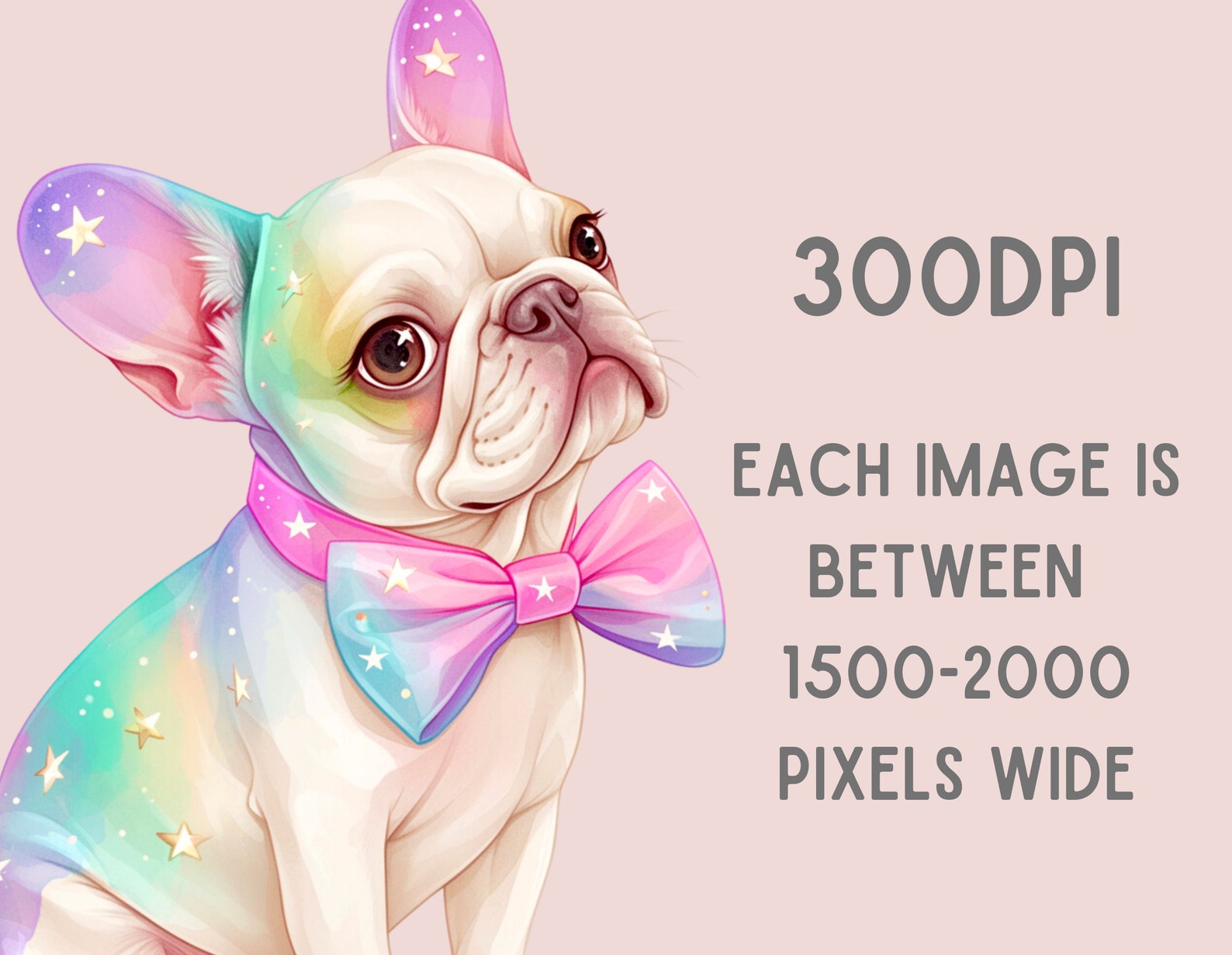 Watercolour Sparkly Rainbow Dog Clipart Magical Rainbow Puppy PNG ...