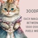 Watercolour Fairytale Cat Clipart Princess Cat PNG Digital Image ...
