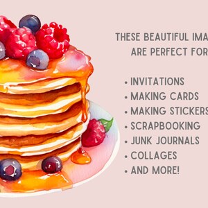 Watercolour Breakfast Clipart Bacon and Eggs PNG Digital Image ...