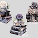Watercolour Gothic Book Stack Clipart Bookcase Bookworm PNG Digital ...