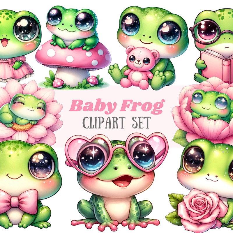 Chibi Frog - Etsy