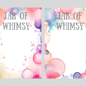 Watercolour Bubble Frame Background Clipart Bubble Party JPG Digital ...