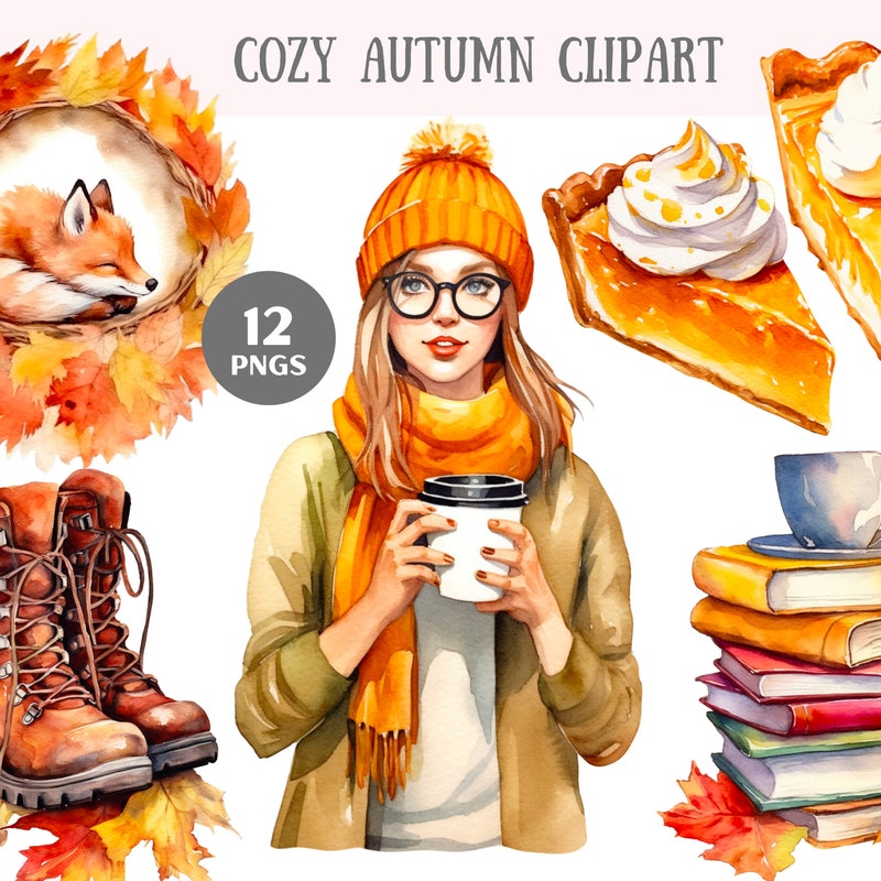 Fall Clip Art - Etsy Canada