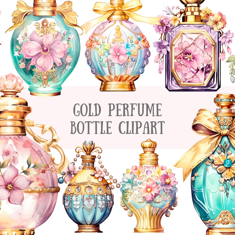 Pink Antique Flower Perfume Bottle - Etsy UK