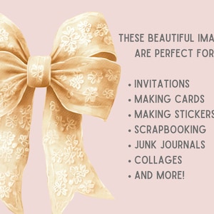 Watercolour Hessian Bow Clipart Natural Canvas Bow PNG Digital Image ...