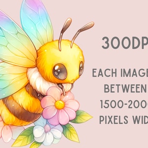 Watercolour Kawaii Rainbow Spring Clipart Cute Chibi Girl PNG Digital ...