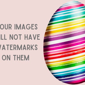 Watercolour Rainbow Easter Eggs Clipart - Spring Rainbow PNG Digital ...