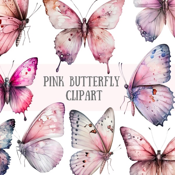 Butterfly Clipart - Etsy