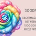 Watercolour Rainbow Flowers Clipart Spring Flower Elements PNG Digital ...