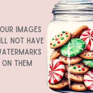 Watercolour Christmas Tea Time Clipart Xmas Cookies PNG Digital Image ...