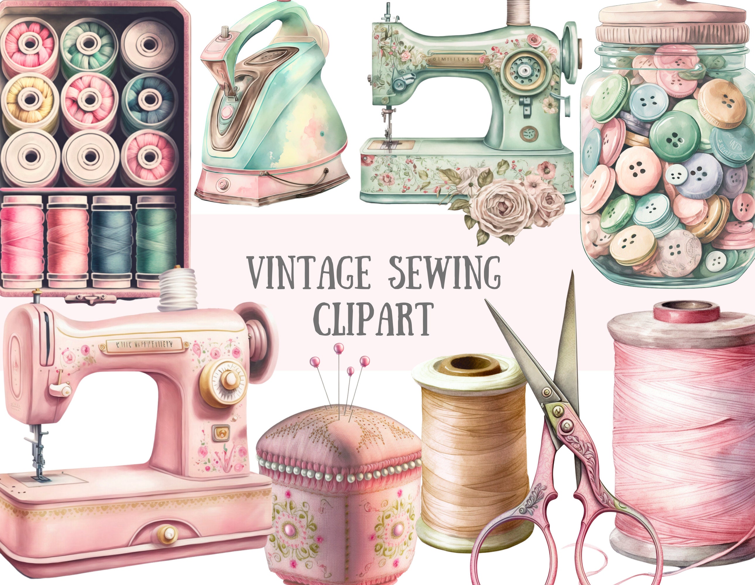 Vintage Sewing Clipart For Free