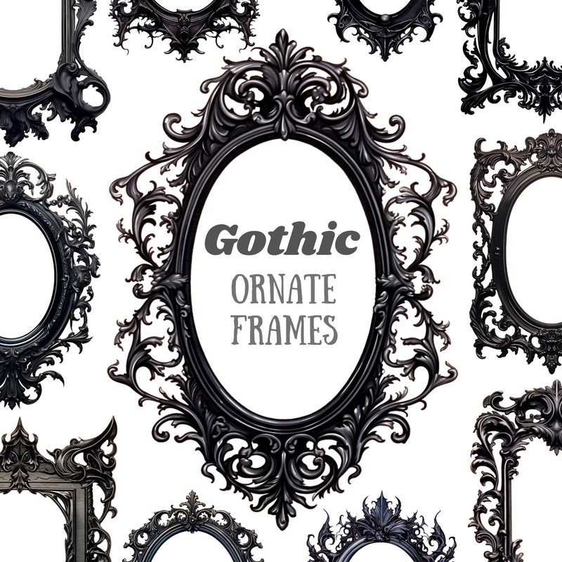 Gothic Picture Frames - Etsy