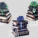 Watercolour Gothic Book Stack Clipart Bookcase Bookworm PNG - Etsy UK