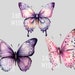 Watercolour Pastel Butterfly Clipart Spring Butterflies PNG Digital ...