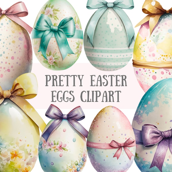 Easter Egg Clipart - Etsy