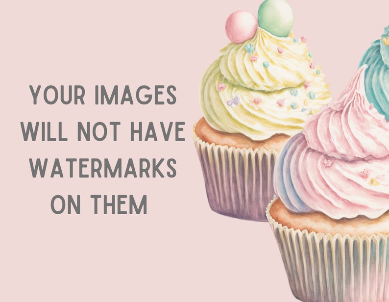 Watercolour Pastel Easter Treats Clipart Easter Eggs PNG - Etsy