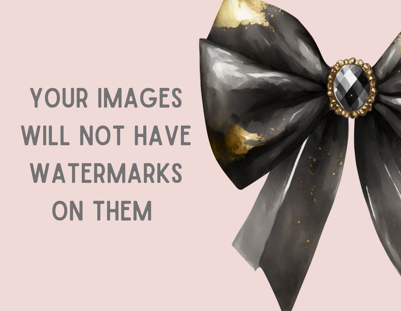 Watercolour Royal Fantasy Bows Clipart Princess Bows PNG - Etsy