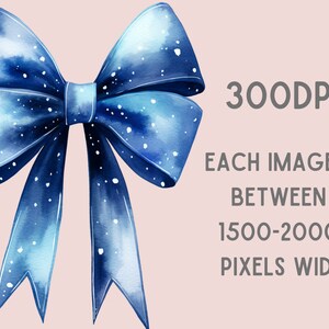 Watercolour Galaxy Bows Clipart Gothic Space Bow PNG Digital Image ...