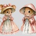 Watercolour Little Pink Mouse Clipart Fairytale Mice PNG - Etsy
