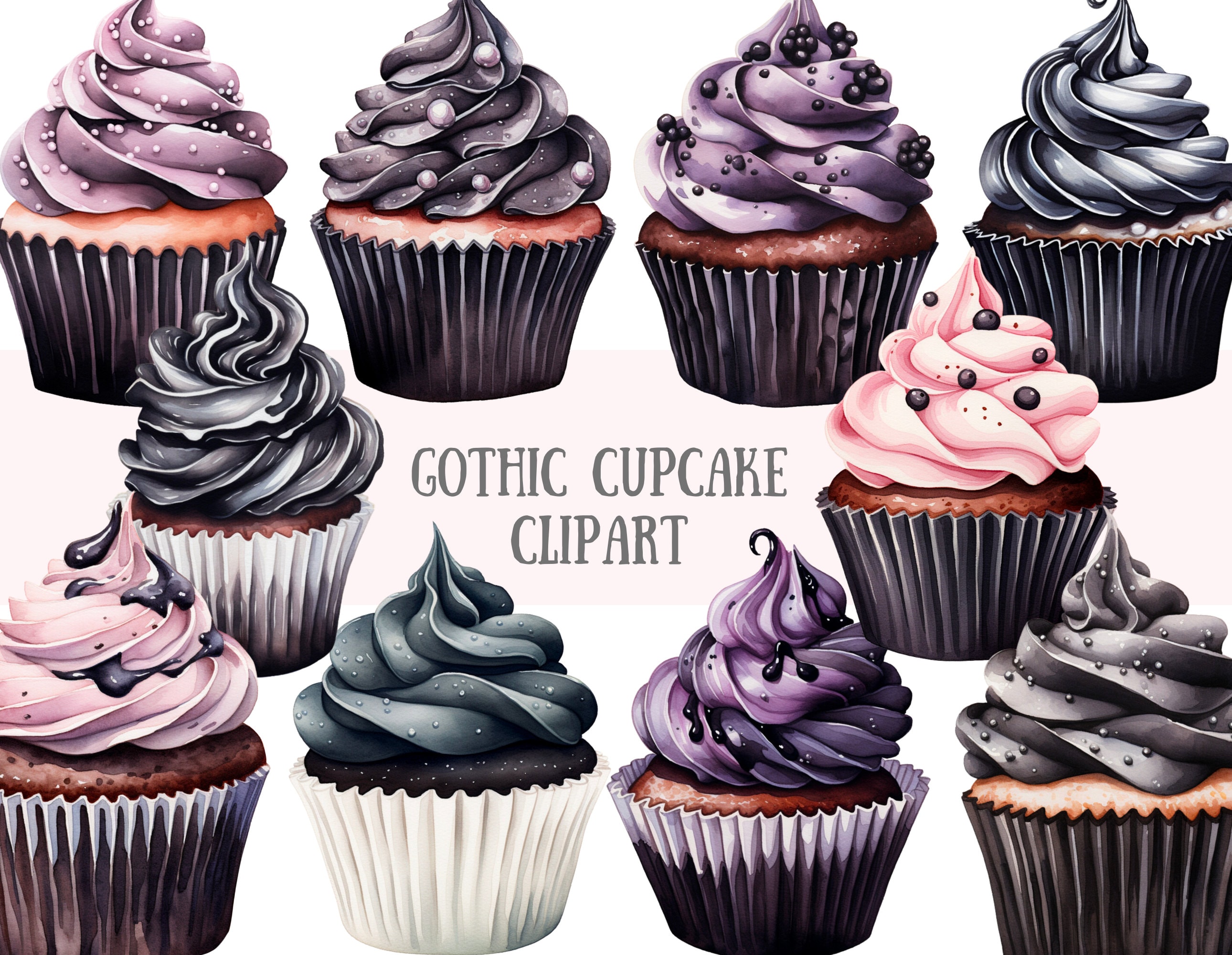 Goth Cupcake
