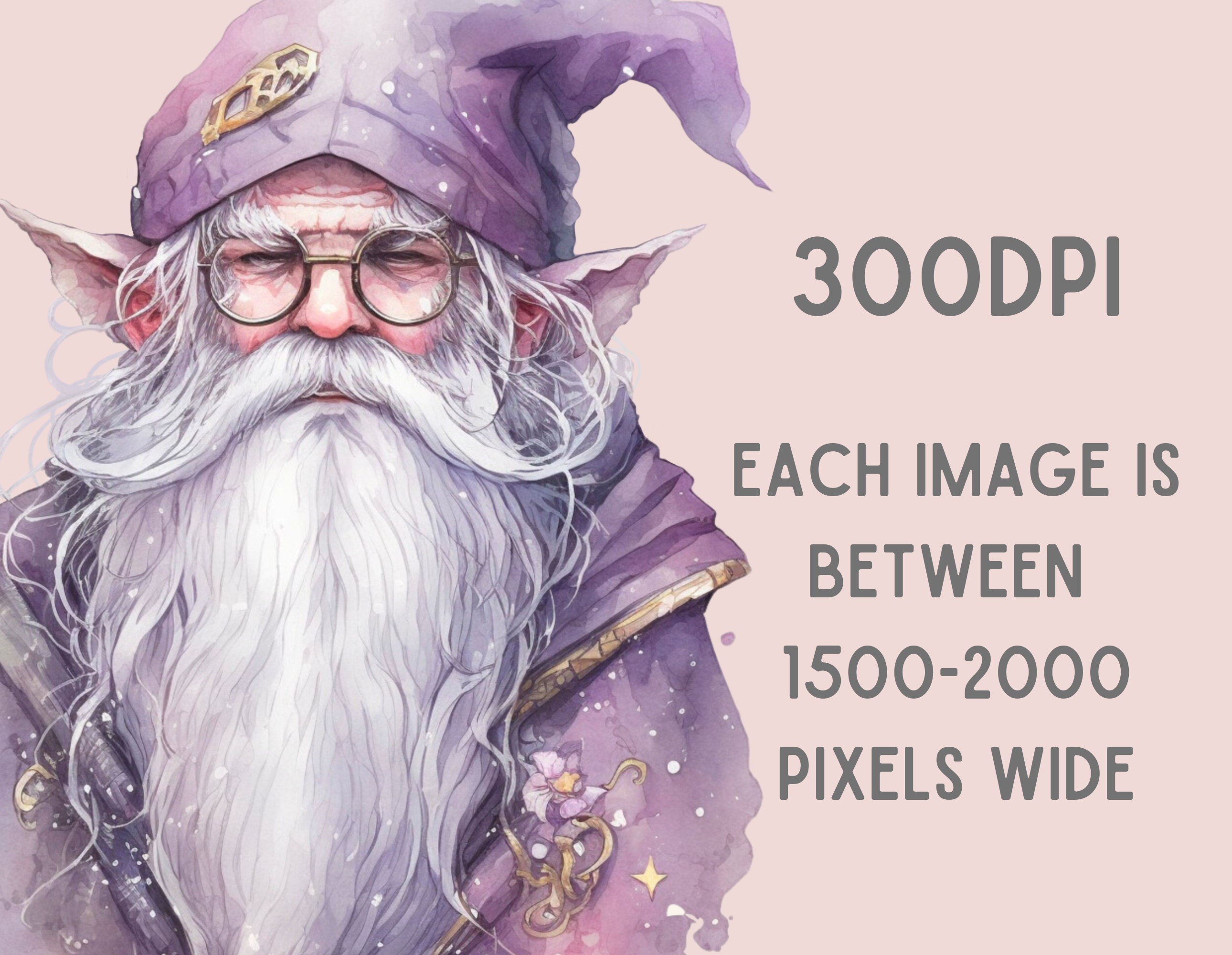 Watercolour Magic School Clipart Wizard Academy PNG Digital - Etsy