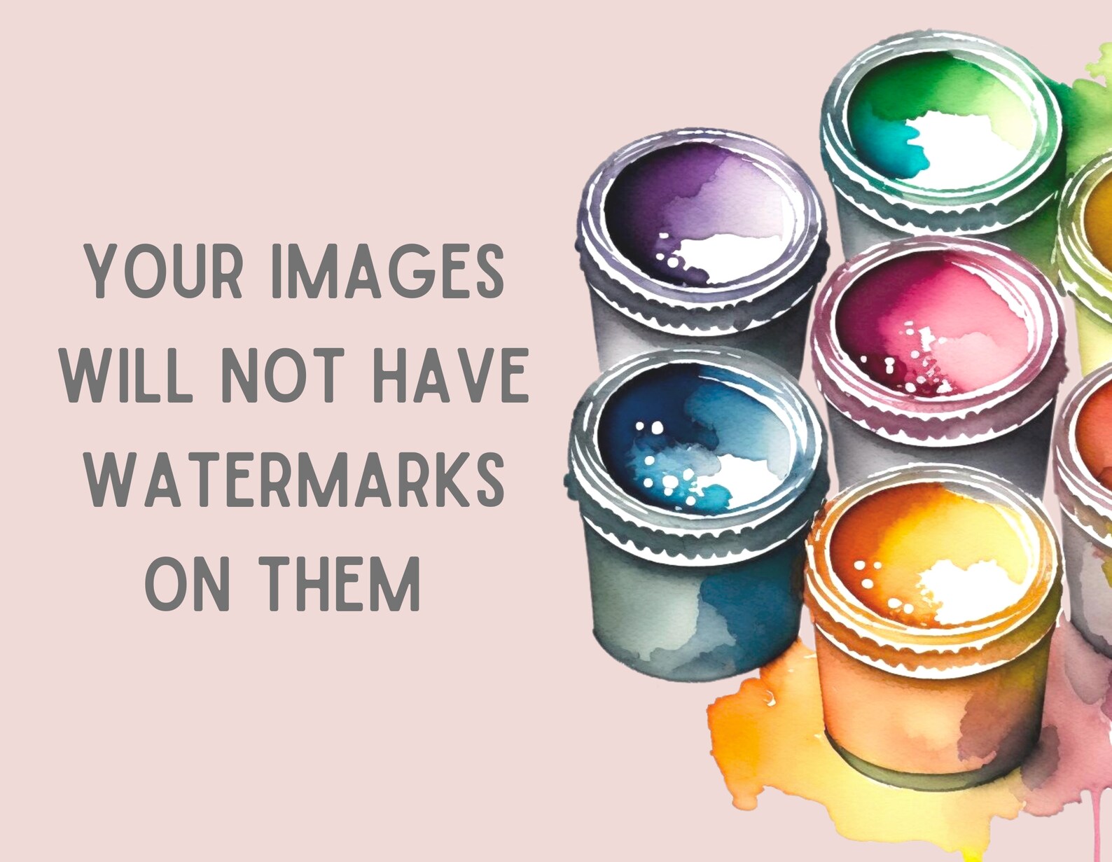 Watercolour Rainbow Painter Clipart Artist Painting PNG Digital Image ...