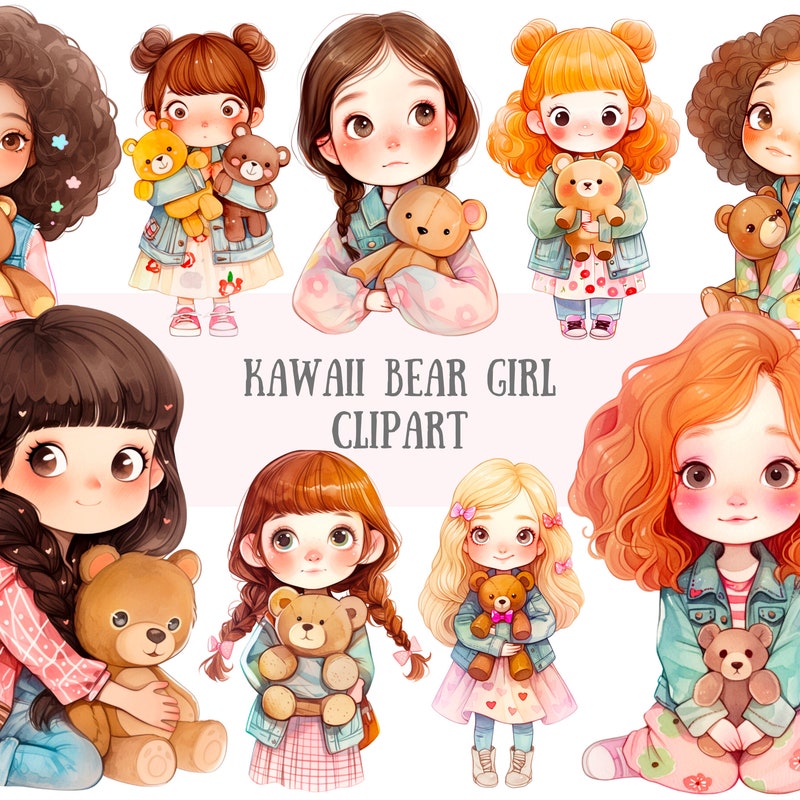 Chibi Teddy Bears - Etsy