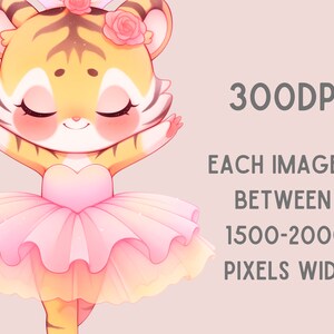 Watercolour Kawaii Ballerina Clipart Cute Chibi Ballet Girl PNG Digital ...