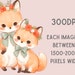 Watercolour Fox Clipart Kawaii Fox Woodland Mori Girl PNG Digital Image ...