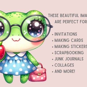 Watercolour Teacher Animal Clipart Cute Teacher Appreciation PNG ...