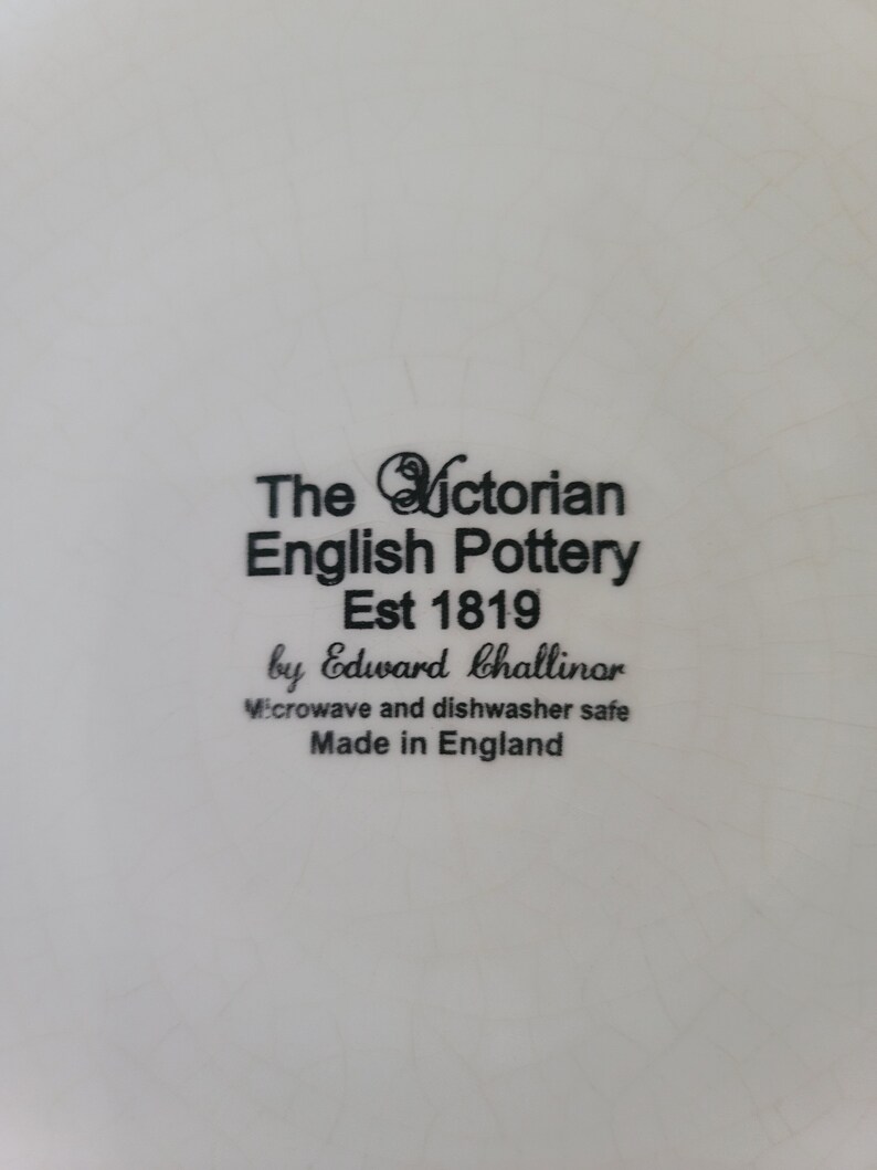 The Victorian English Pottery Est 1819 - Etsy